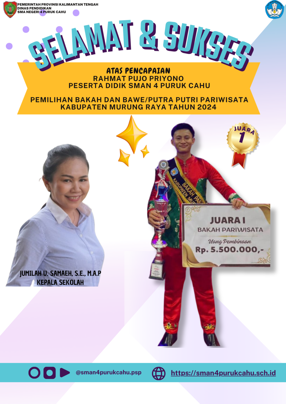 Prestasi Siswa Dalam Mengikuti Lomba Pemilihan Bakah Dan Bawe/Putra ...
